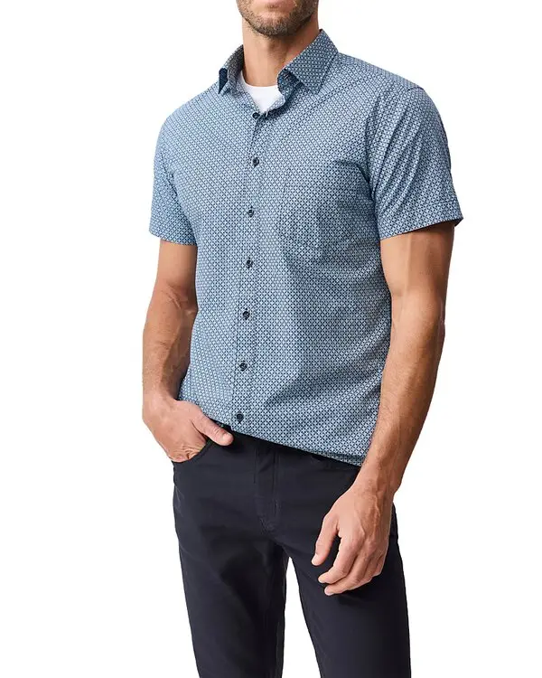 Rodd & Gunn Chartwell Short Sleeve Shirt - Navy