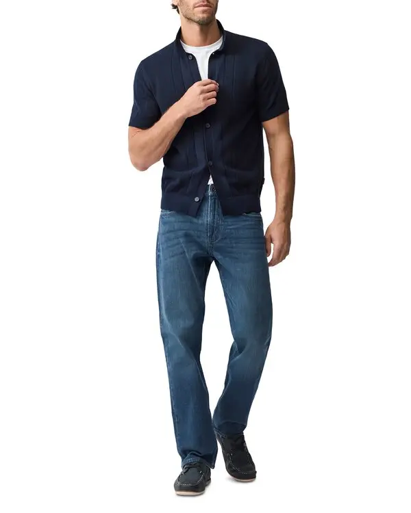 Rodd & Gunn Cobb River Knit Button Shirt - Midnight