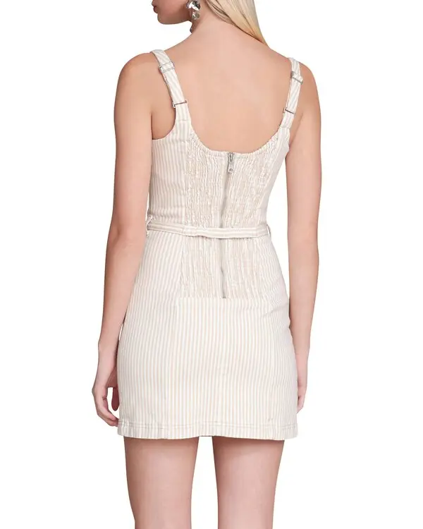 Avec Les Filles Belted Mini Dress