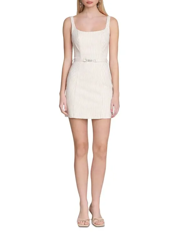 Avec Les Filles Belted Mini Dress