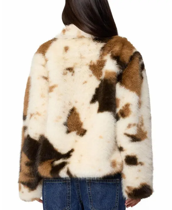 EDIKTED Rayan Cow Print Jacket