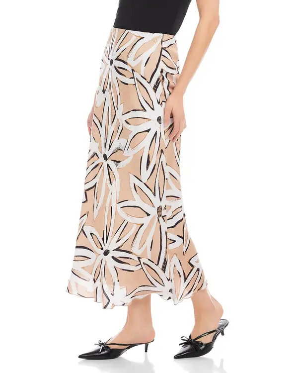 Fifteen Twenty Eva Printed Ankle Skirt