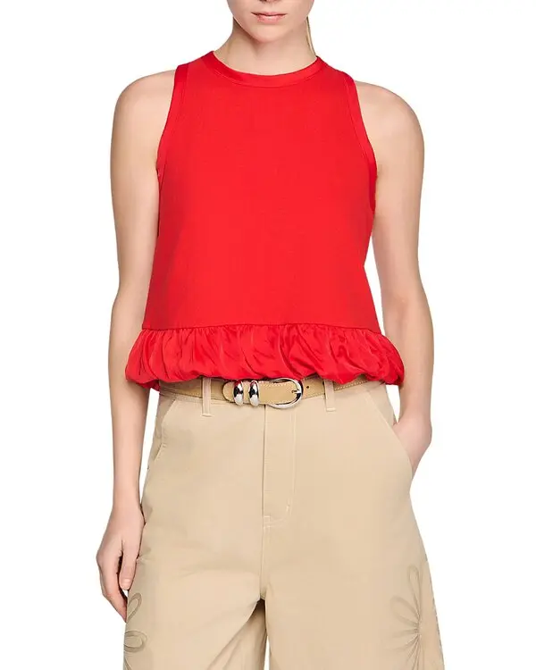 Sandro Vest Top - Red