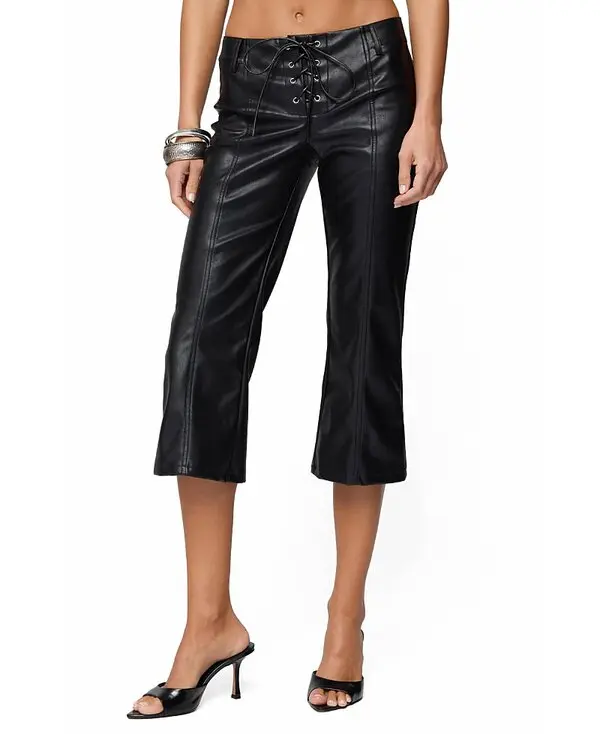 EDIKTED Lexy Flared Capri Pants