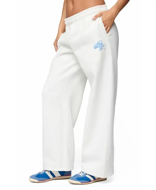 EDIKTED Keychain Cutie Straight Leg Sweatpants