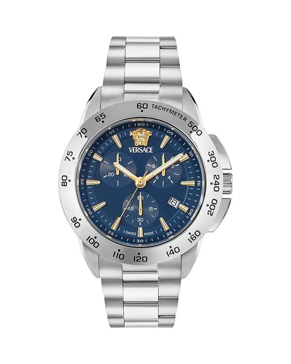 Versace V-sport Chronograph, 44mm - Stainless Steel