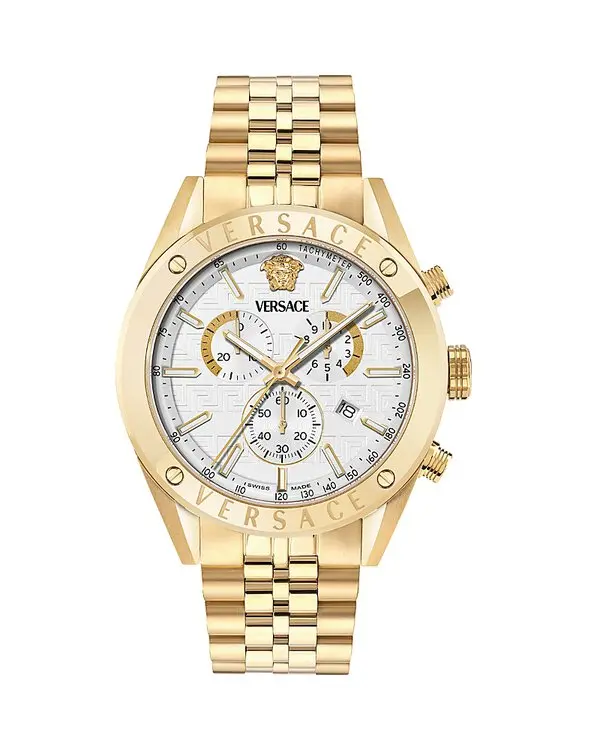 Versace Athletic Chronograph, 44mm - Gold