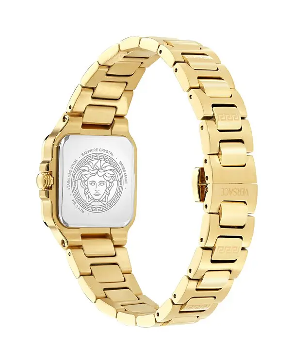 Versace Greca Edge 30mm Watch - Gold