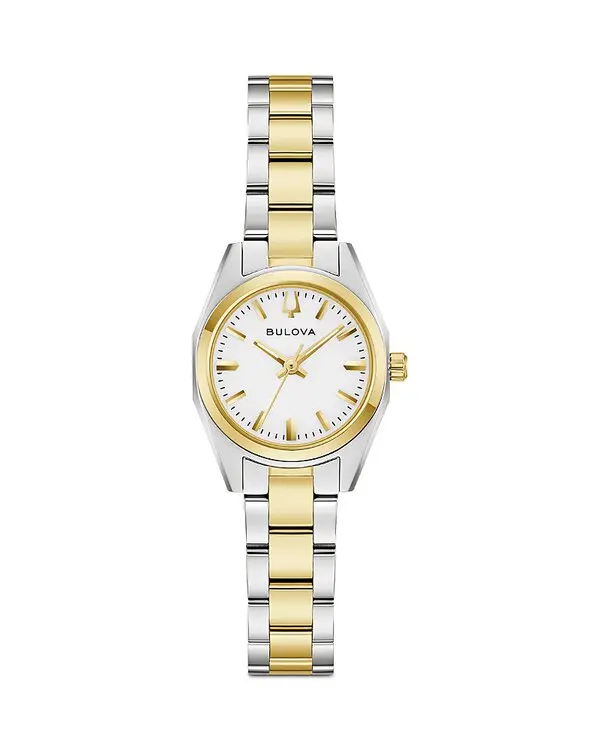 Bulova Surveyor Watch, 22.7mm - Two-tone