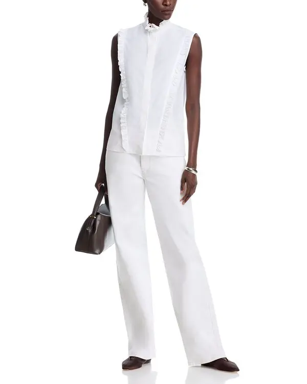 Fabiana Filippi Sleeveless Ruffled Shirt