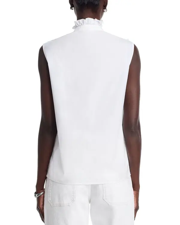 Fabiana Filippi Sleeveless Ruffled Shirt