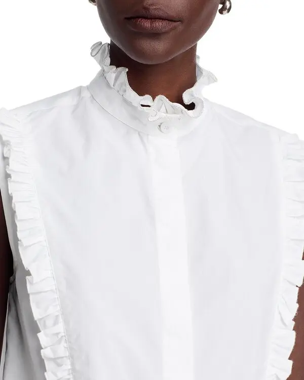 Fabiana Filippi Sleeveless Ruffled Shirt