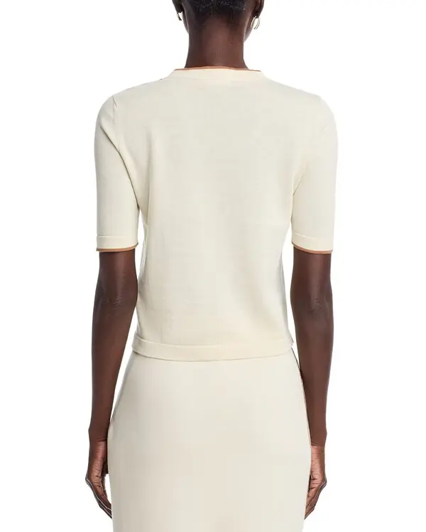 Fabiana Filippi Contrast Stripe Knit Tee
