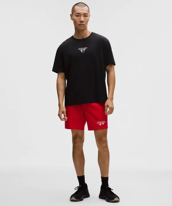 Lululemon License To Train Linerless Short 7 - Oxford Red