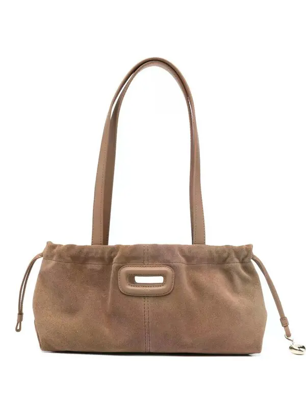 Maje Heart-charm Shoulder Bag - Brown