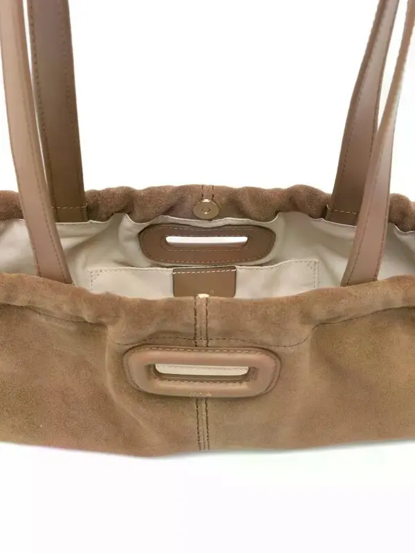 Maje Heart-charm Shoulder Bag - Brown