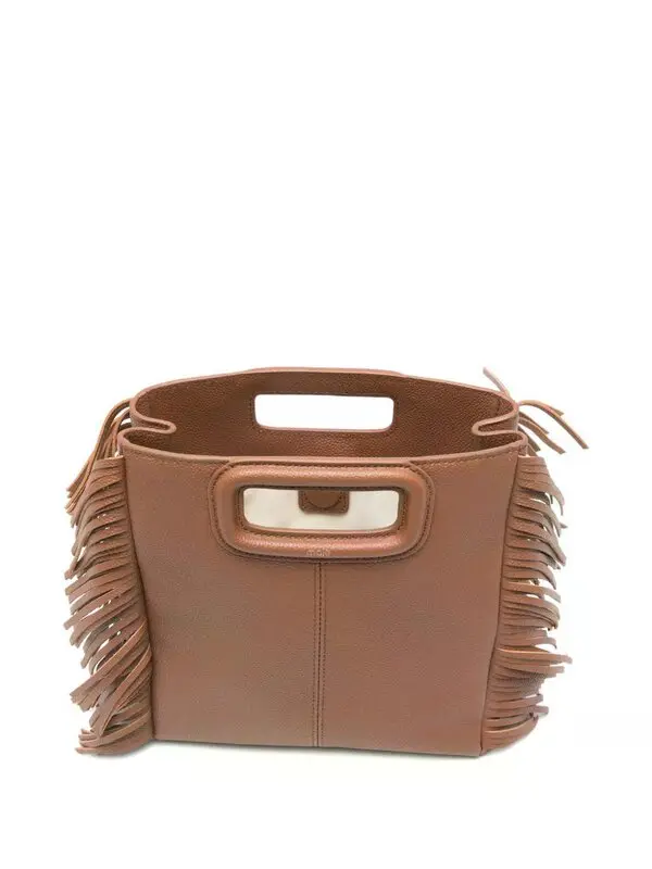 Maje Fringe Trim Tote Bag - Brown