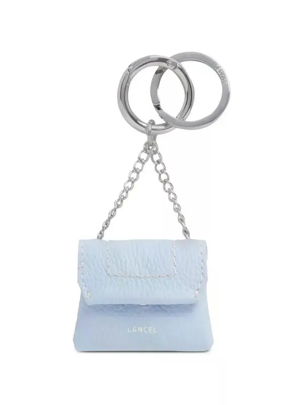 LANCEL Ninon Chain Keyring - Blue