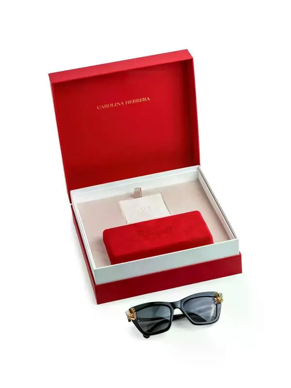 Carolina Herrera Floral Cat-eye Sunglasses