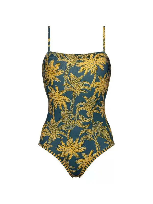 ERES Tropical Print One-piece Swimsuit - Blue