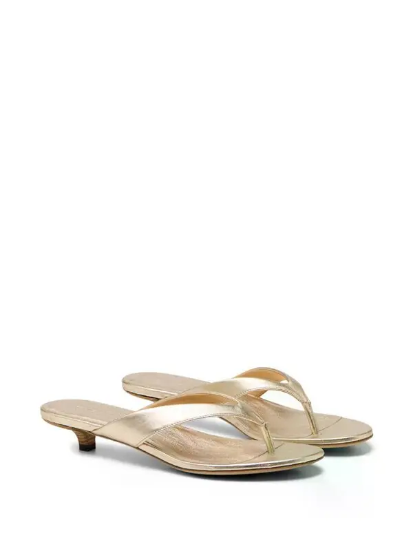 Marsèll Orma Metallic Heeled Sandals - Gold