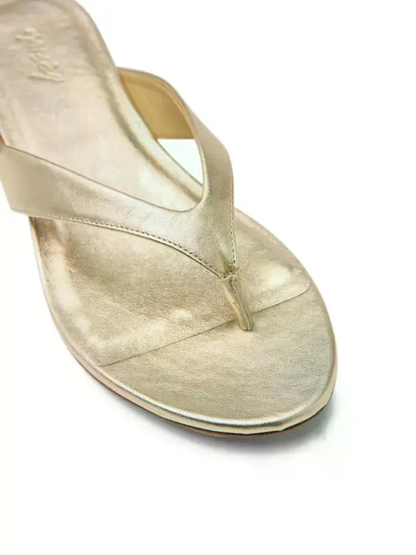 Marsèll Orma Metallic Heeled Sandals - Gold