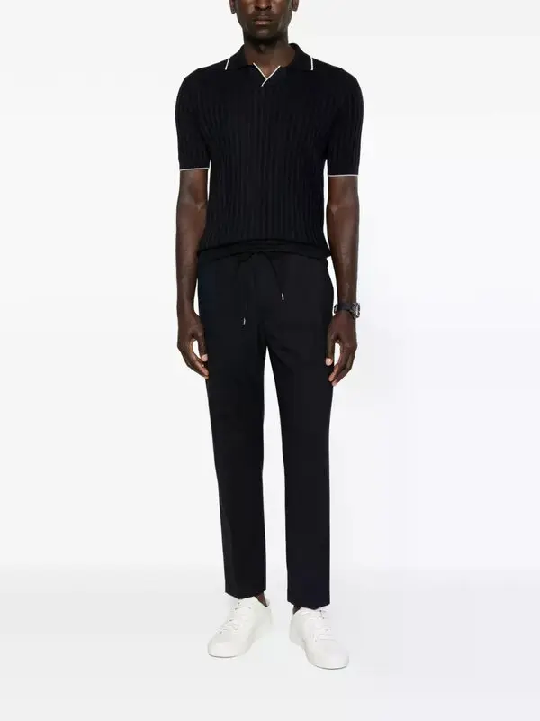 BRIGLIA 1949 Wimbledons Drawstring Trousers - Blue