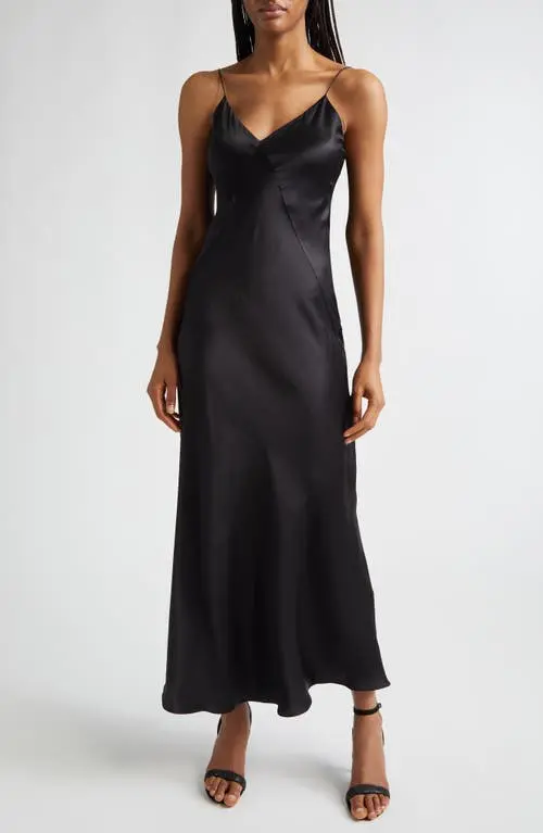 Eleventy Silk Satin Slipdress