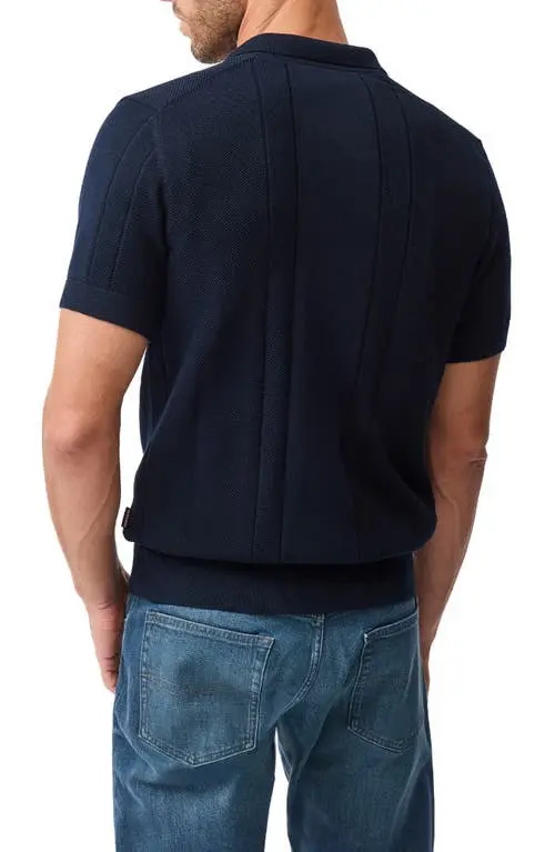 Rodd & Gunn Cobb River Knit Button-up Shirt - Midnight