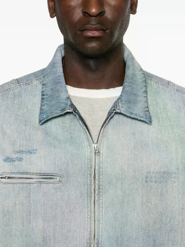 MAISON MARGIELA Numbers-motif Denim Jacket