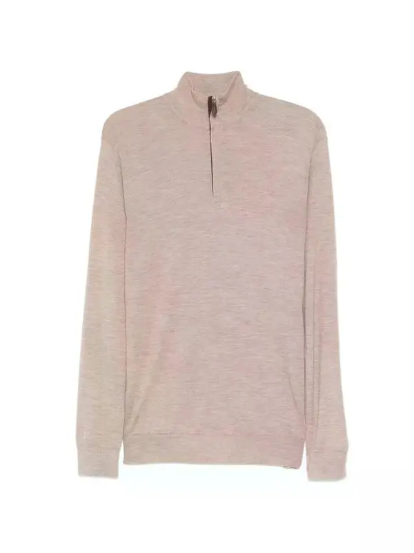 N.peal Regent Zipped Top - Brown