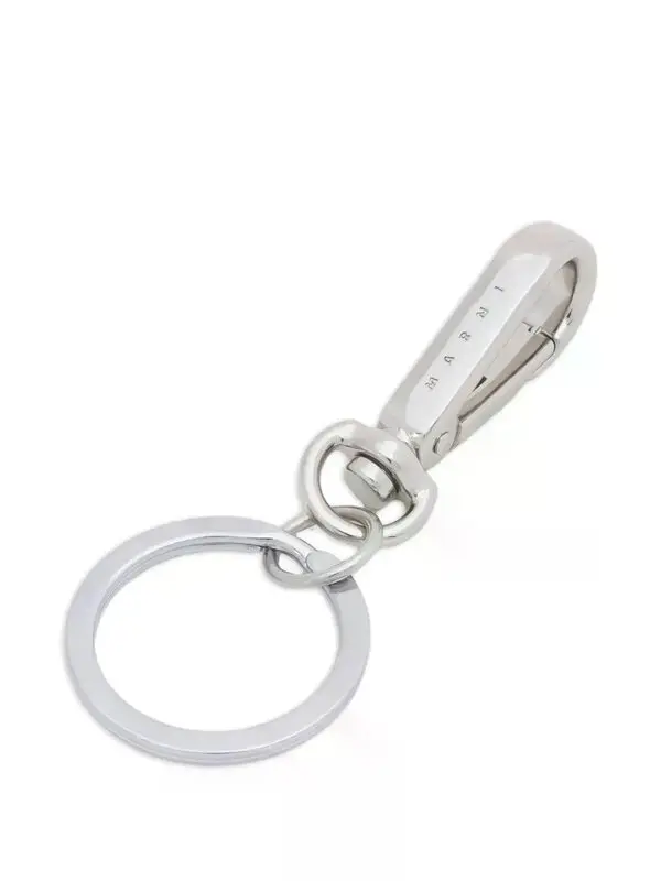 Marni Engraved Keyring - Silver