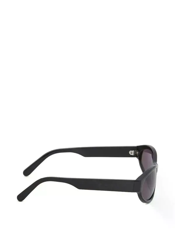 Marni Ozound Slim Oval Sunglasses - Black