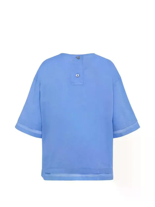 TELA Front-pocket Short-sleeve T-shirt - Blue