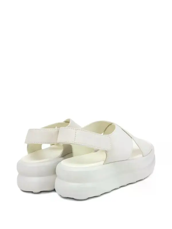 Camper Pelotas Flota Crossover Leather Sandals - White