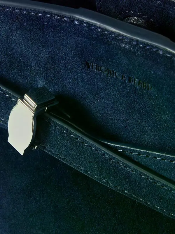 Veronica Beard Suede Dash Bag - Blue