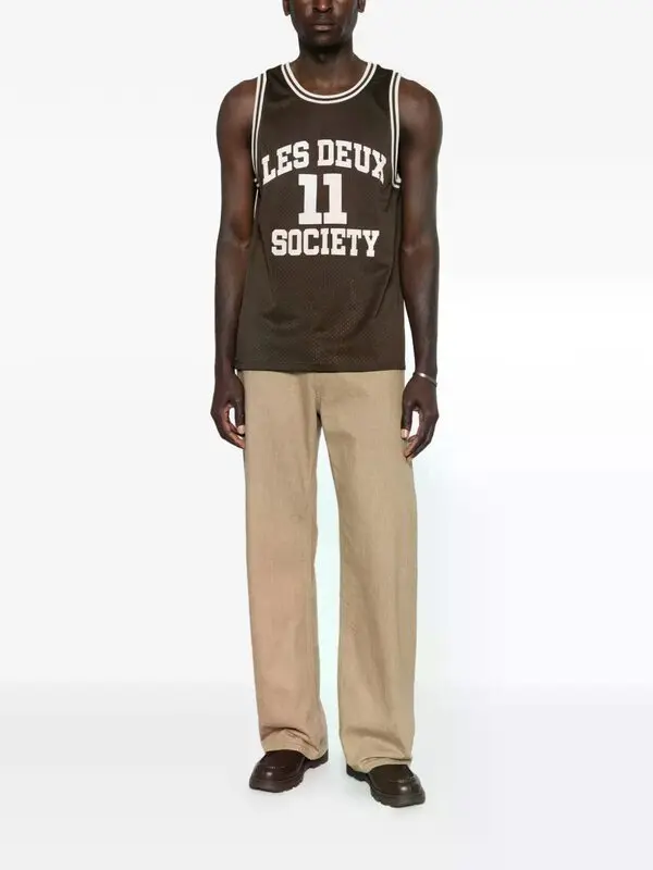 LES DEUX Silas Collegiate Sleeveless Vest