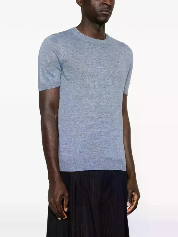 BARBA NAPOLI Linen T-shirt