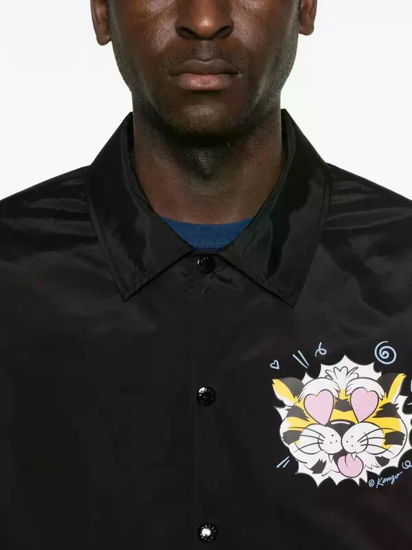 Kenzo Buttoned Shirt Jacket