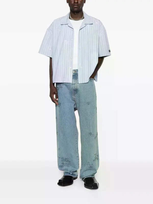 Vetements Graphic Print Jeans