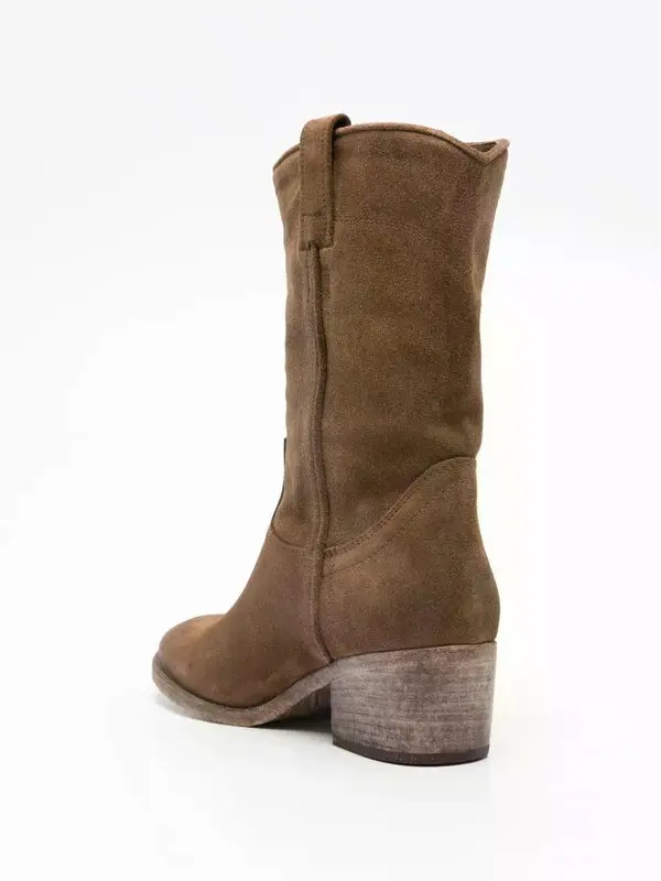 CURIOSITÈ Leather Cowboy Boots