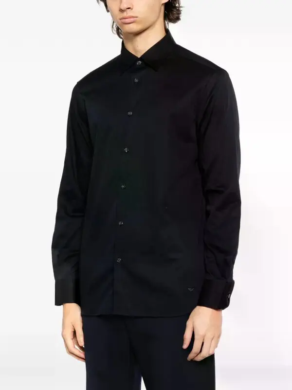 Emporio Armani Logo-embroidered Shirt