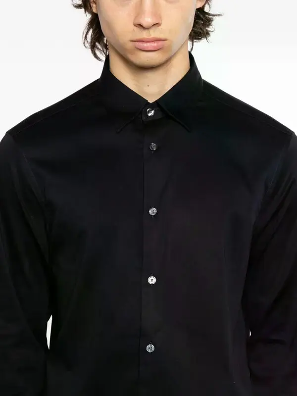 Emporio Armani Logo-embroidered Shirt