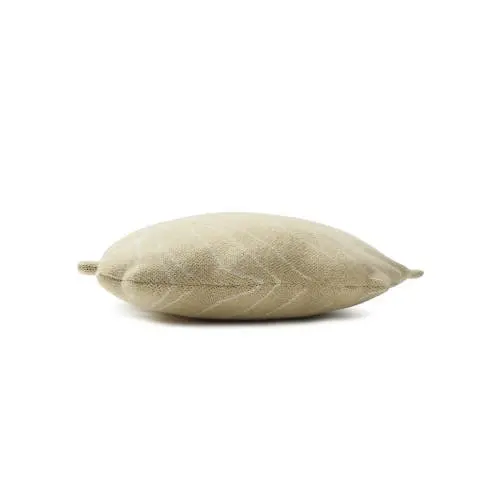 LORENA CANALS Knitted Leaf Cushion