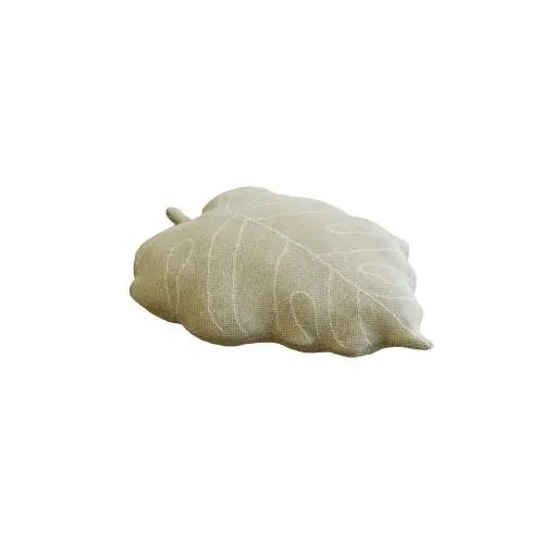 LORENA CANALS Knitted Leaf Cushion