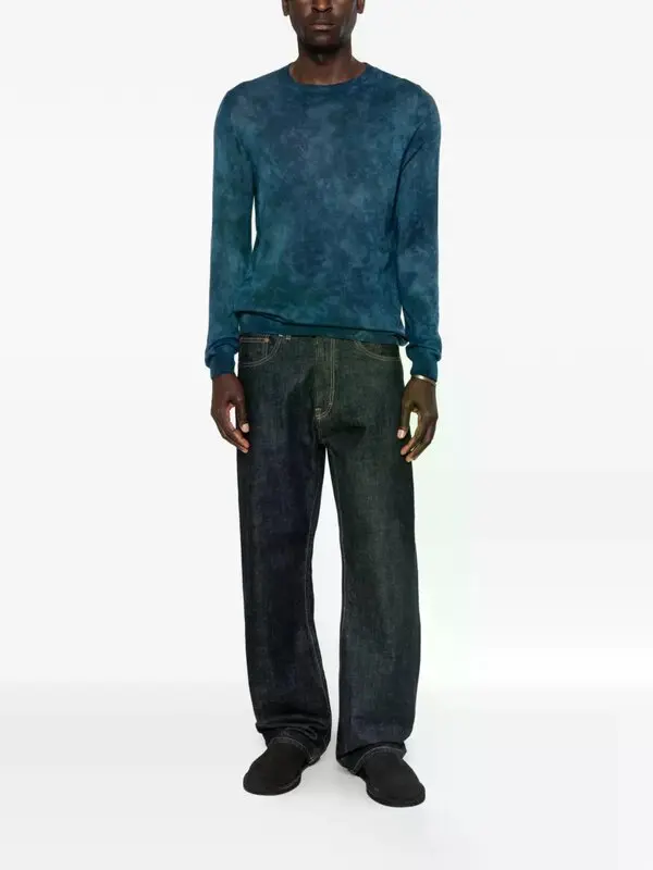 Avant Toi Crew-neck Sweater - Blue