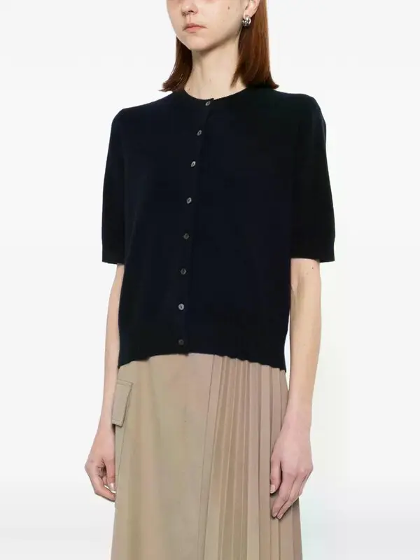 N.peal Cashmere Short-sleeves Cardigan