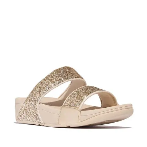 Fitflop Lulu Multi Glitter Sl Sandal - Platino/silver