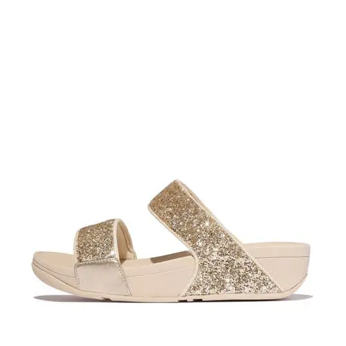 Fitflop Lulu Multi Glitter Slide Sandal