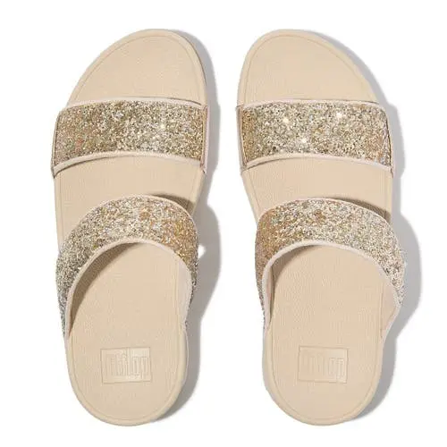Fitflop Lulu Multi Glitter Slide Sandal